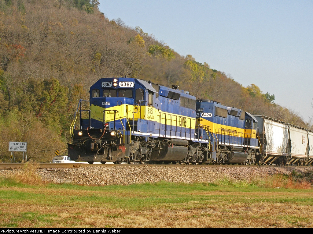 DM&E 6367, ICE's Marquette Sub.
